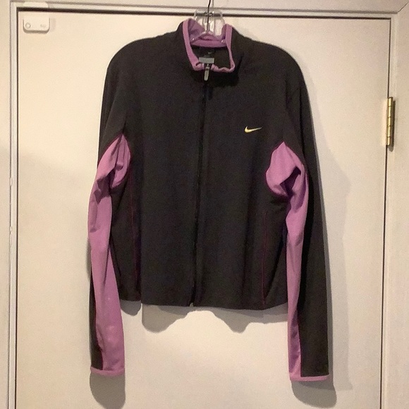 Nike | Jackets & Coats | Nike Xl Drifit Charcoal Gray Zippered Jacket ...